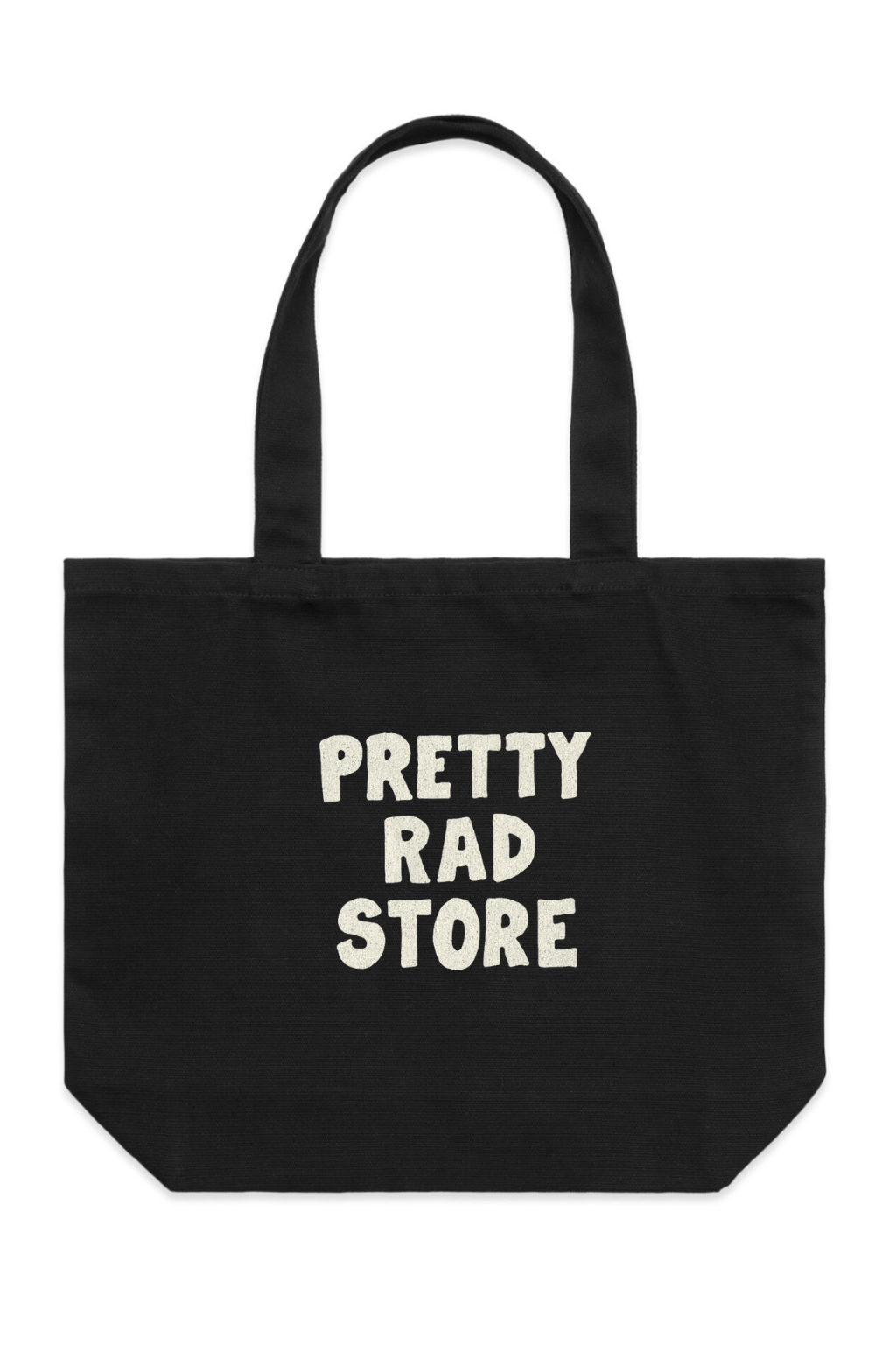 PRS PUFF PRINT TOTE BAG - BLACK – Pretty Rad Store