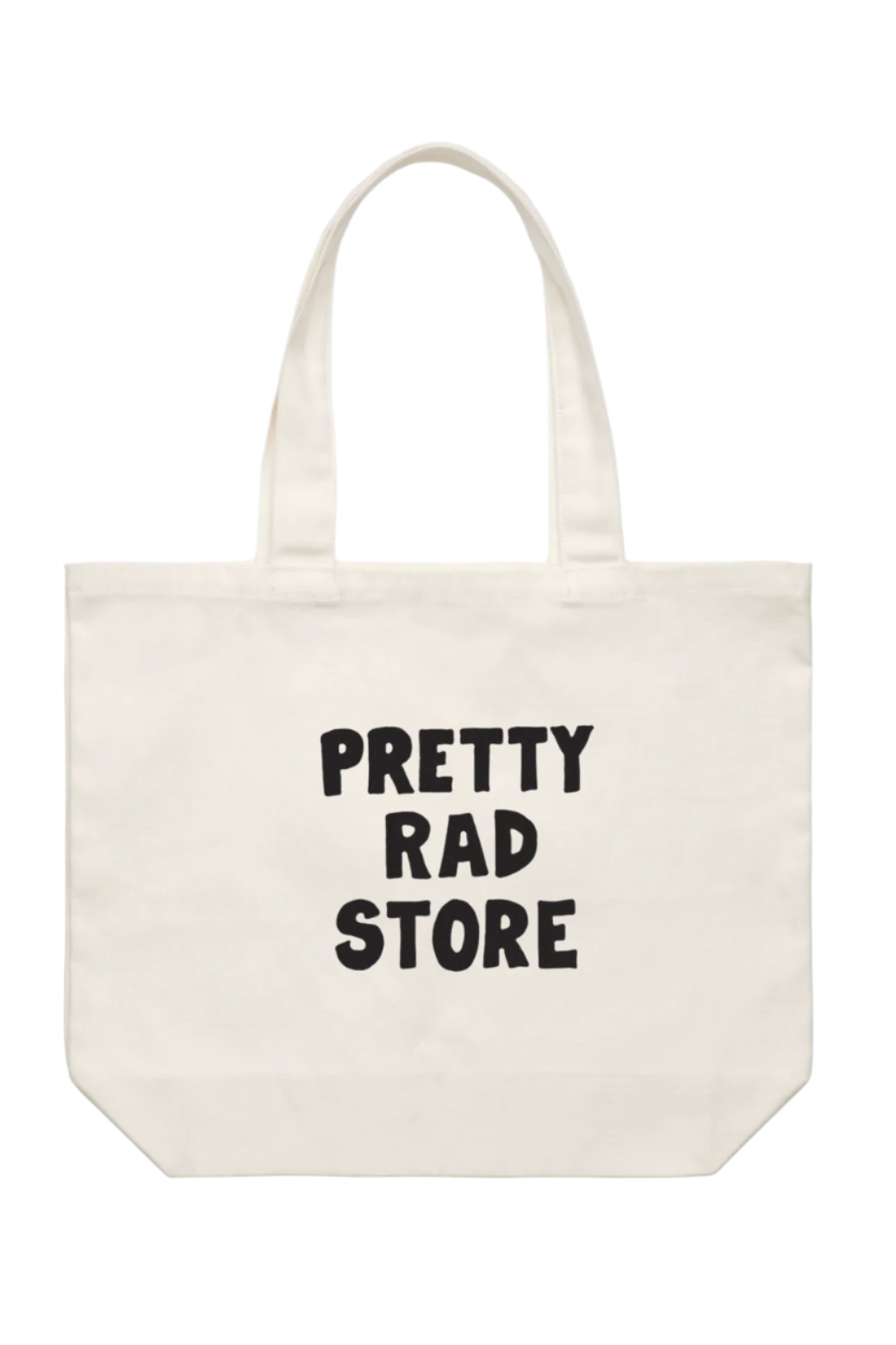 PRS PUFF PRINT TOTE BAG - WHITE – Pretty Rad Store