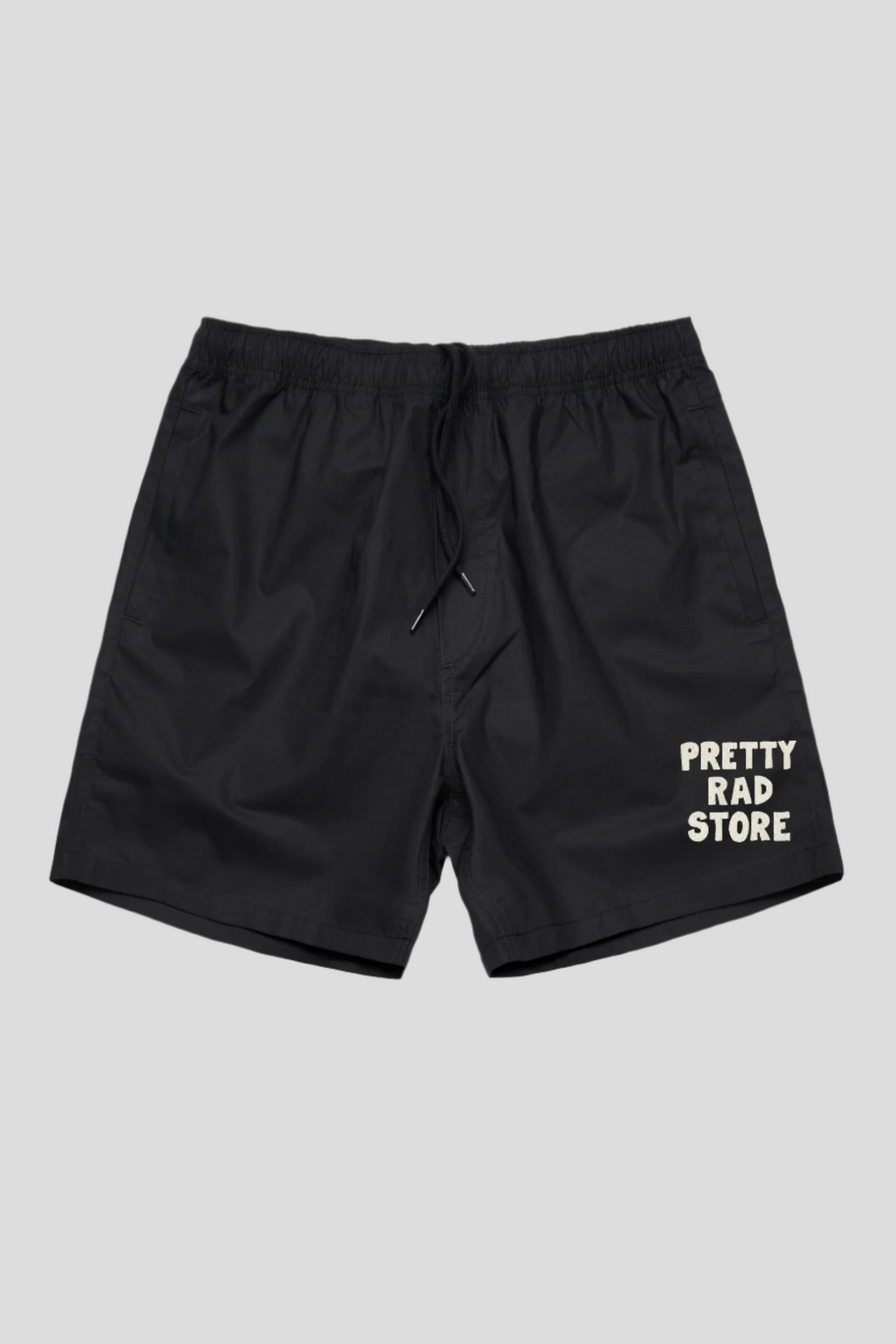 PRS PUFF PRINT BOARD SHORT - BLACK – Pretty Rad Store