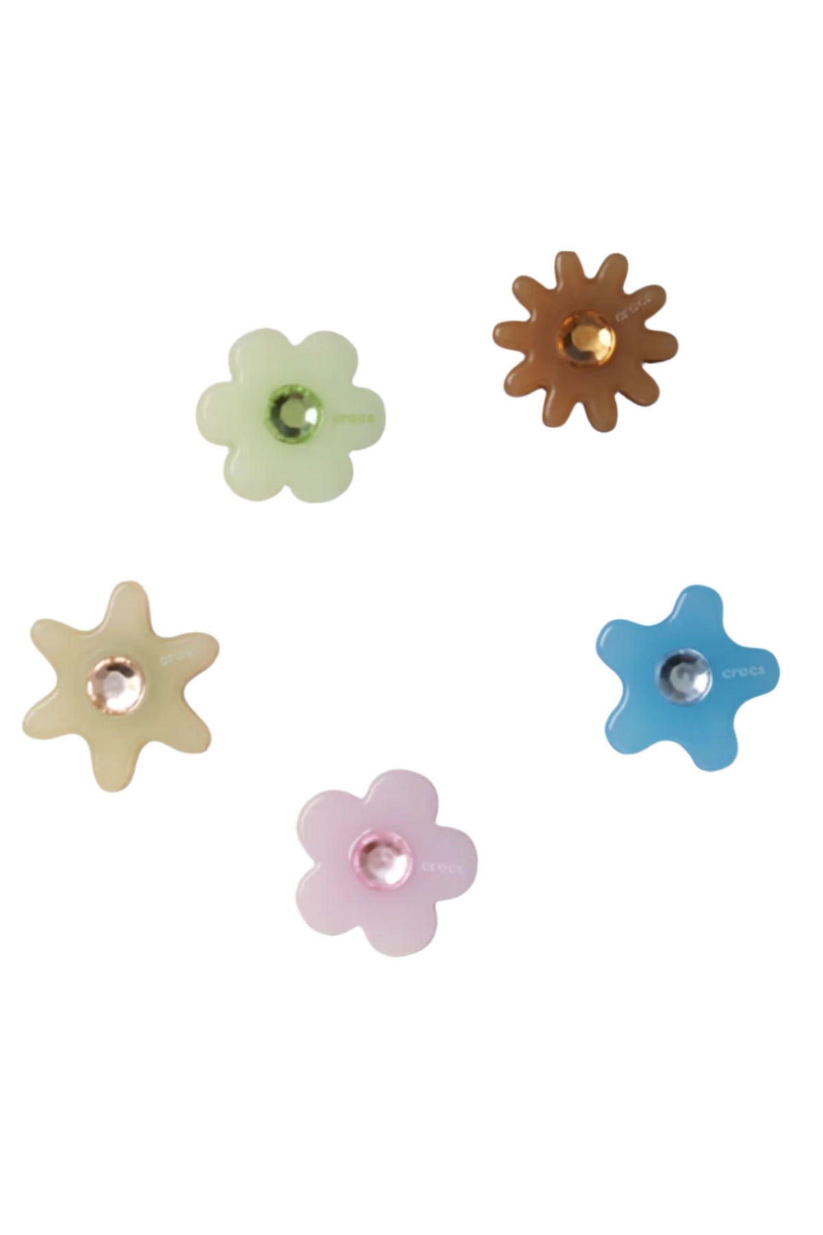 CROCS JIBBITZ ENLIGHTEN FLOWER CHARMS 5PK - MULTI – Pretty Rad Store
