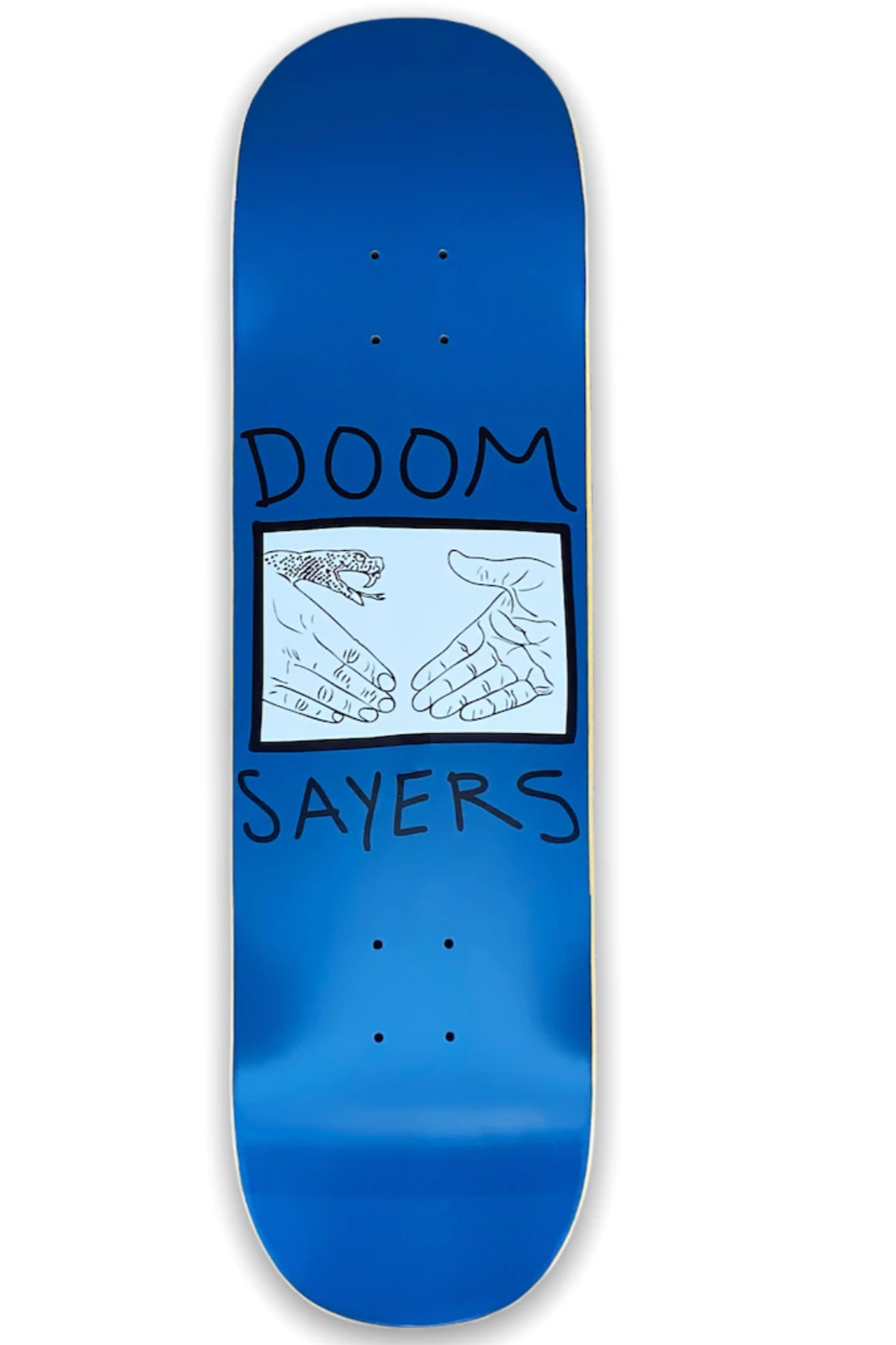 DOOM SAYERS CLUB DECK SNAKE SHAKE OMAR 8.5 - BLUE – Pretty Rad Store