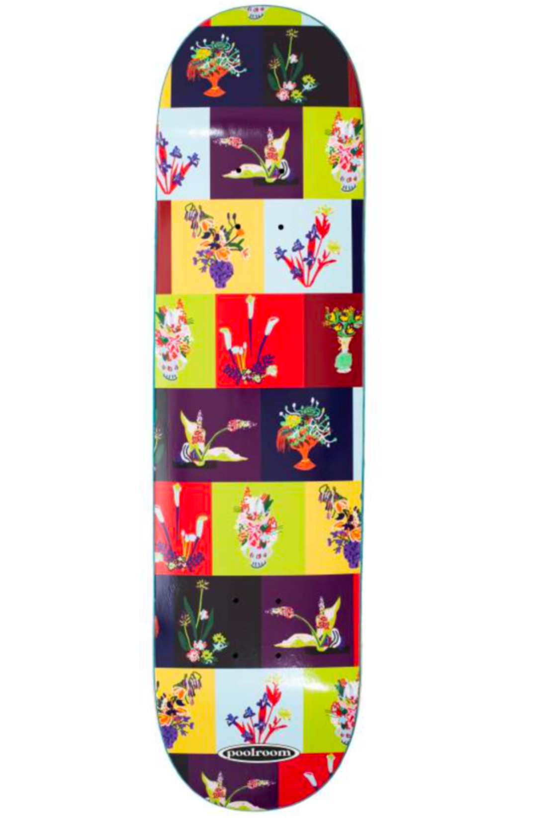 POOLROOM BRETT CHAN FLORAL SKATEBOARD DECK - MULTI – Pretty Rad Store