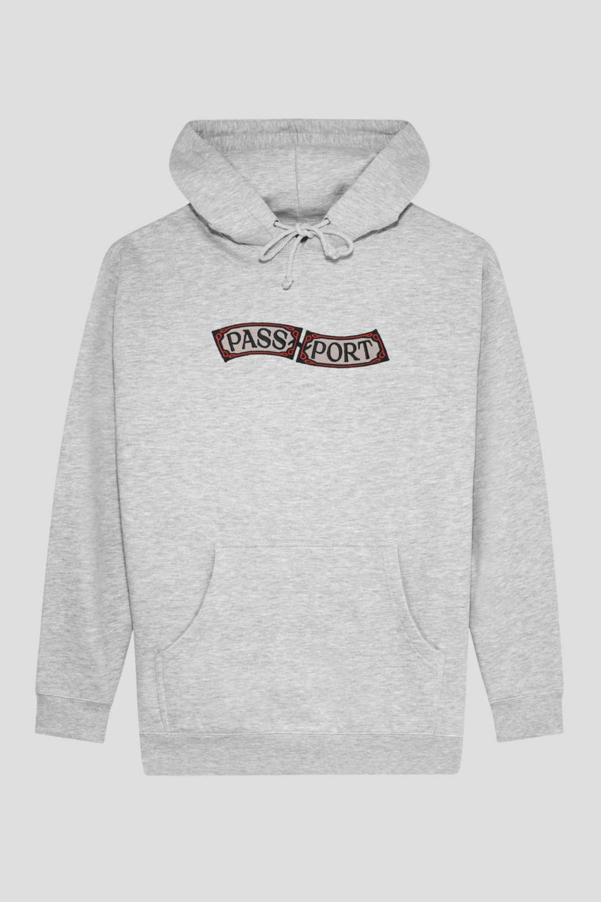 PASS~PORT RED FLAG HOOD - GREY ASH – Pretty Rad Store