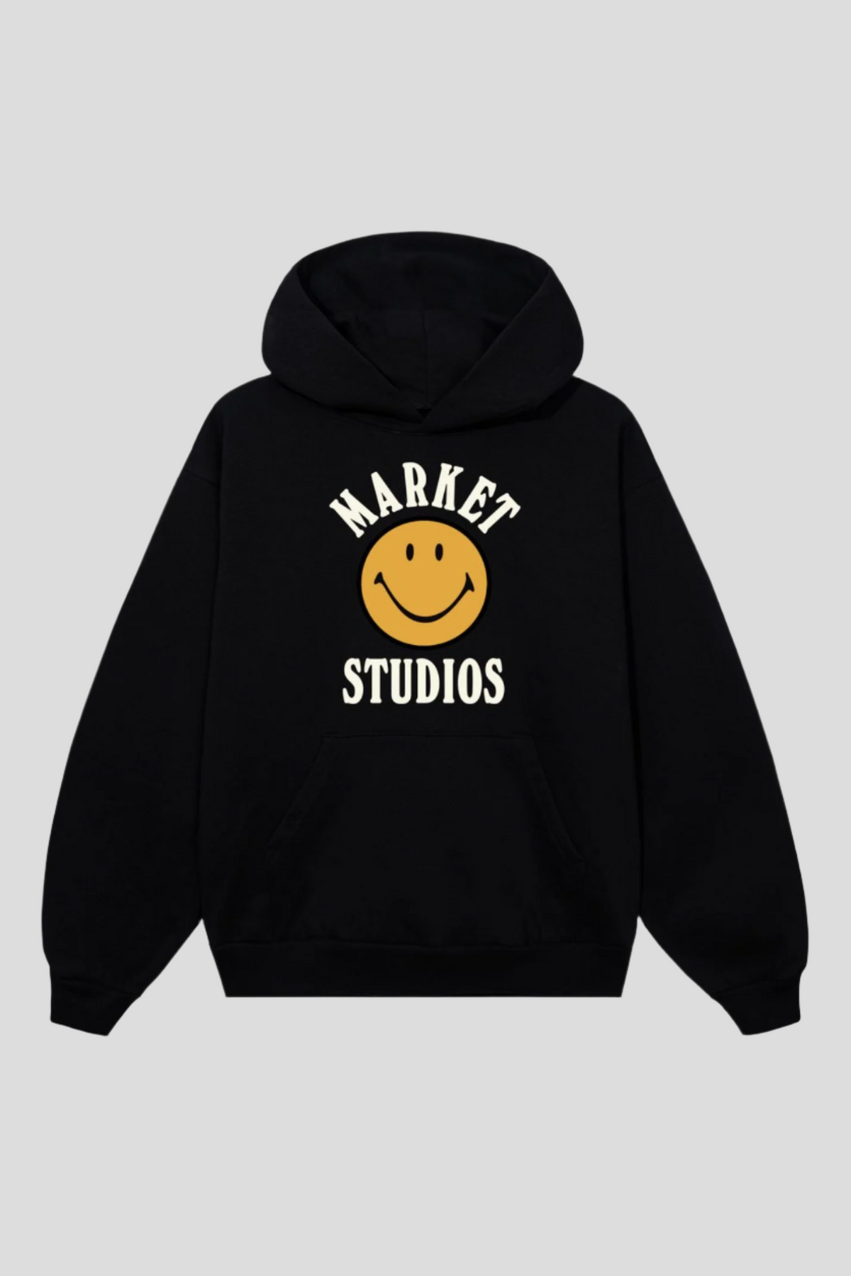 MA®KET STUDIOS SMILEY LOCKUP HOODIE - BLACK – Pretty Rad Store