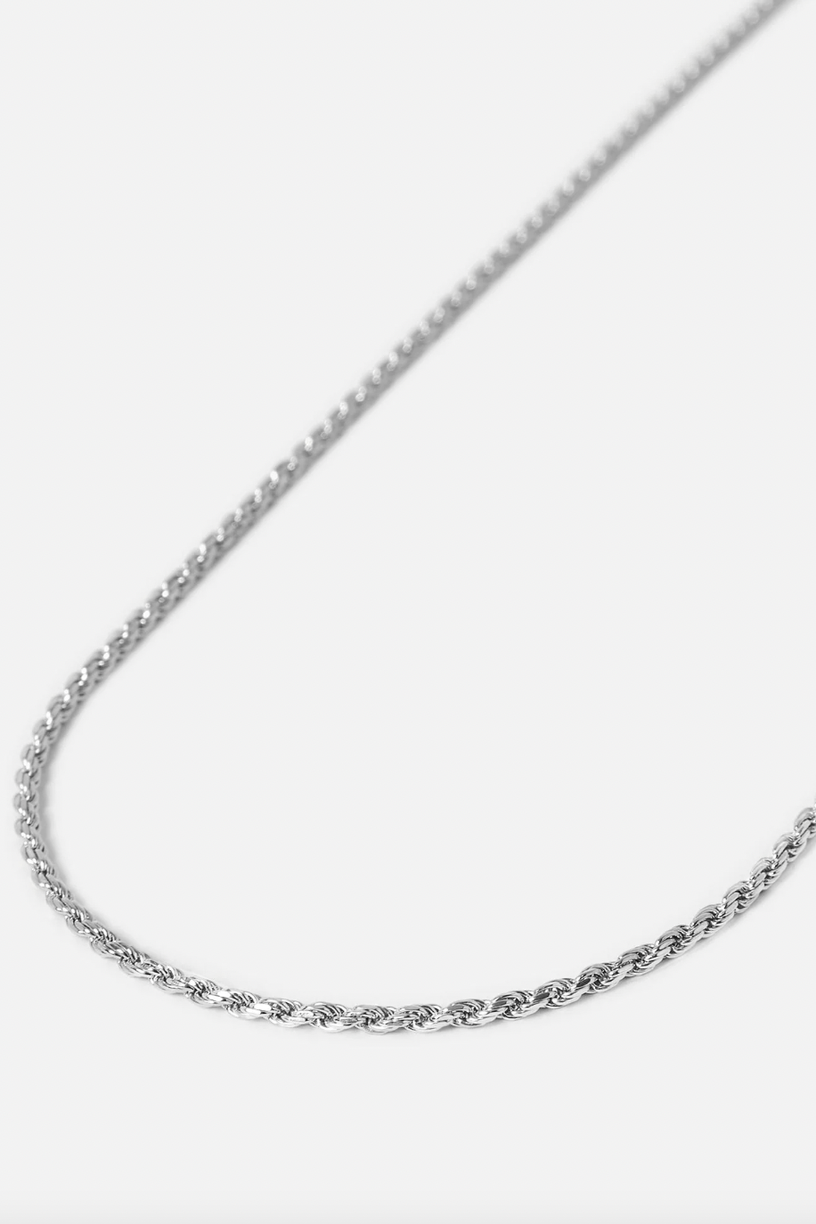 BILLIE JO ROPE CHAIN NECKLACE - 925 SILVER – Pretty Rad Store