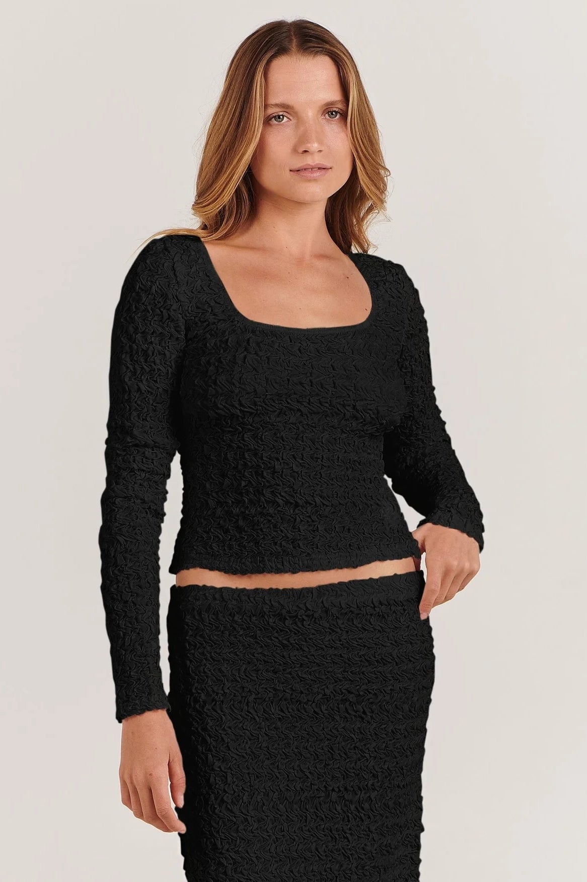 CHARLIE HOLIDAY GABBY TOP - BLACK – Pretty Rad Store