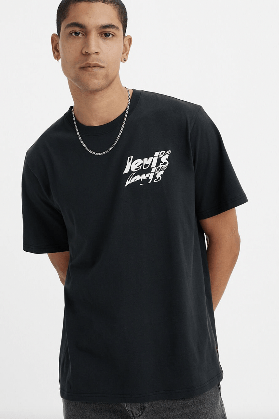 LEVI'S RELAXED SHORT SLEEVE GRAPHIC TEE - POSTER LOGO BLACK – Pretty ...