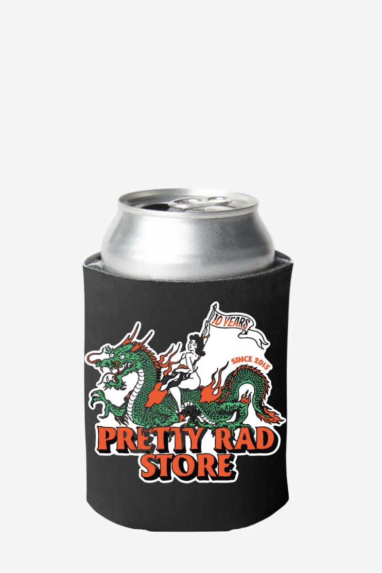 PRS 10 YEARS STUBBIE COOLER - BLACK – Pretty Rad Store