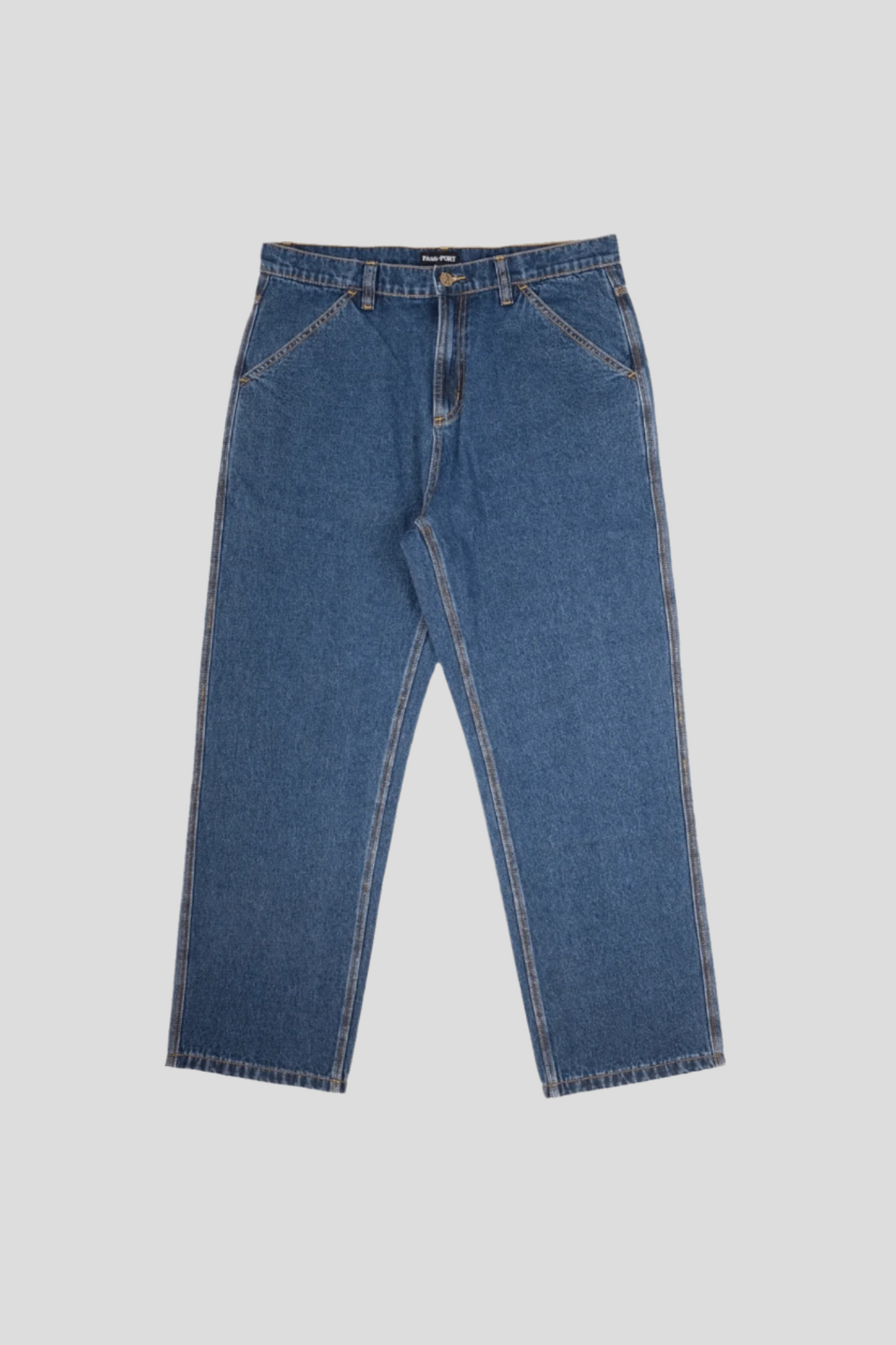 PASS~PORT WORKERS CLUB JEAN - WASHED DARK INDIGO – Pretty Rad Store