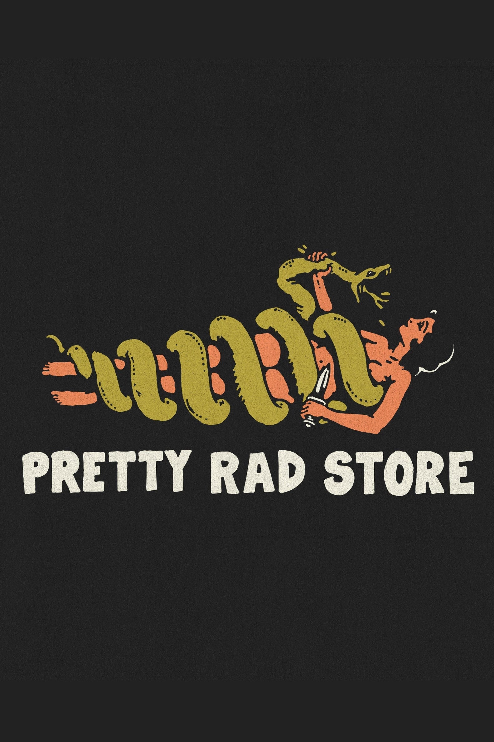 PRS SNAKE GIRL TANK - BLACK – Pretty Rad Store