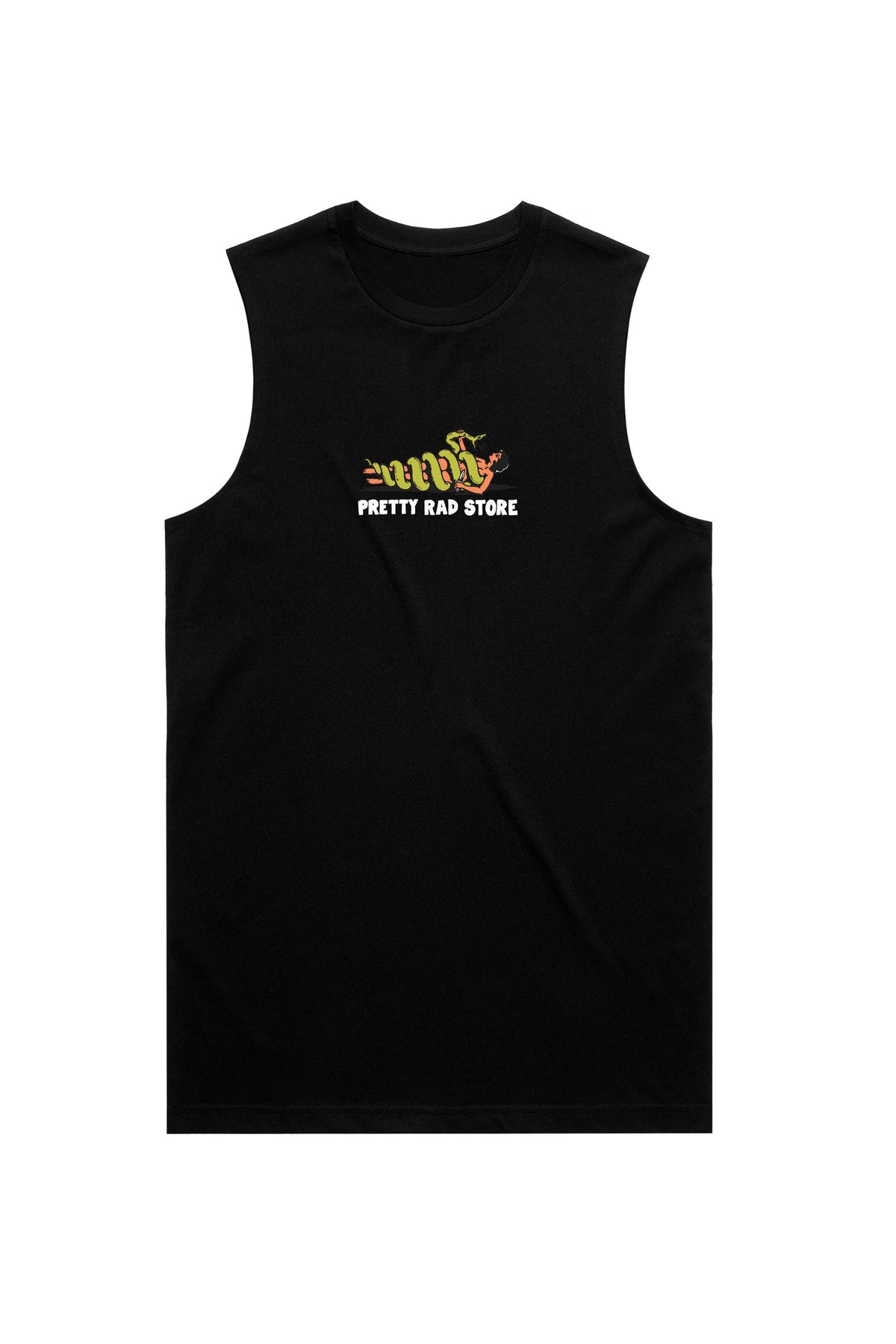 PRS SNAKE GIRL TANK - BLACK – Pretty Rad Store
