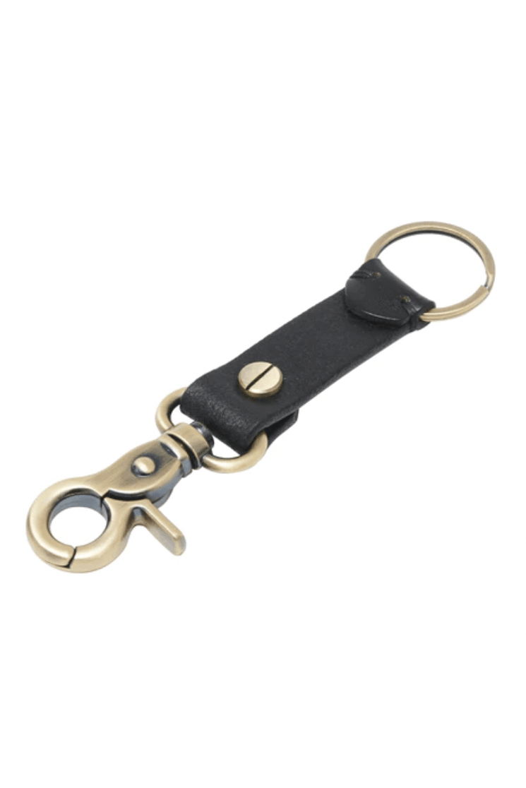 ATLAS LIFESTYLE CO KEY RING 08 - BLACK/BRASS – Pretty Rad Store