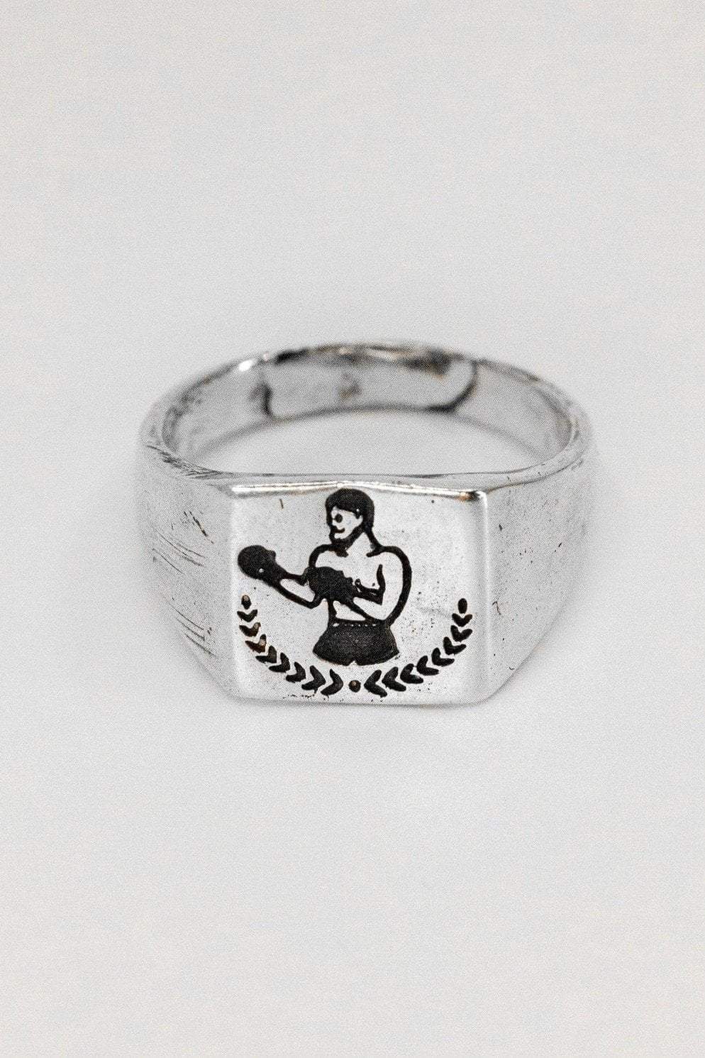 LOX & CHAIN BOXER - RING SILVER 925 – Pretty Rad Store