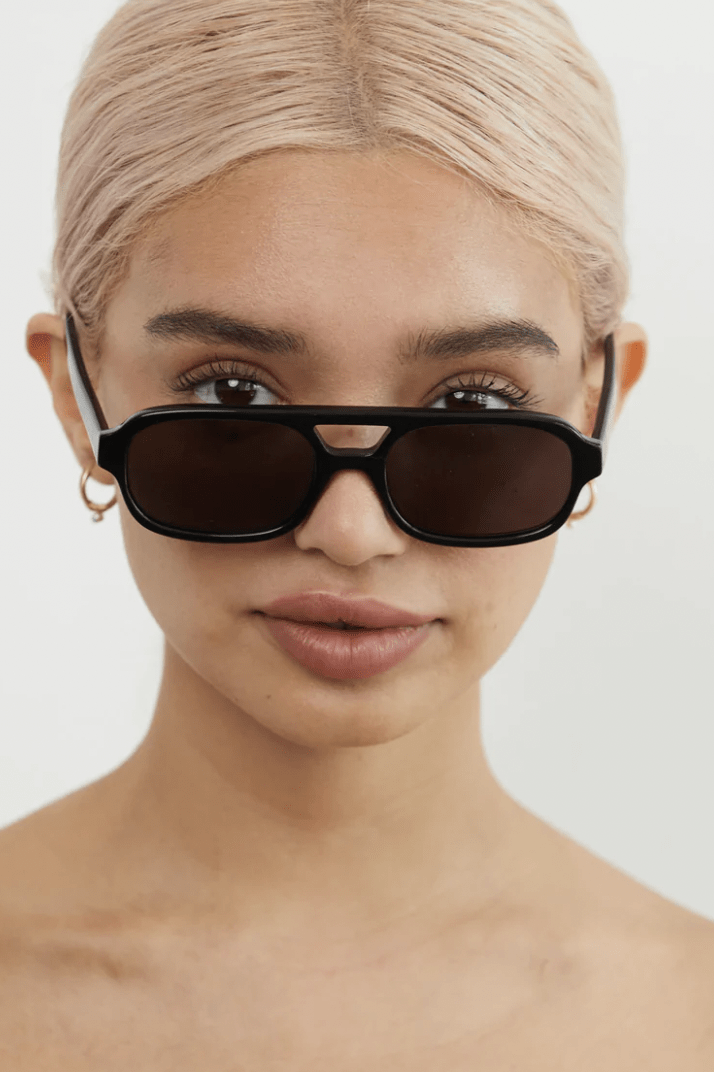 LU GOLDIE SOFIA SUNGLASSES - BLACK – Pretty Rad Store