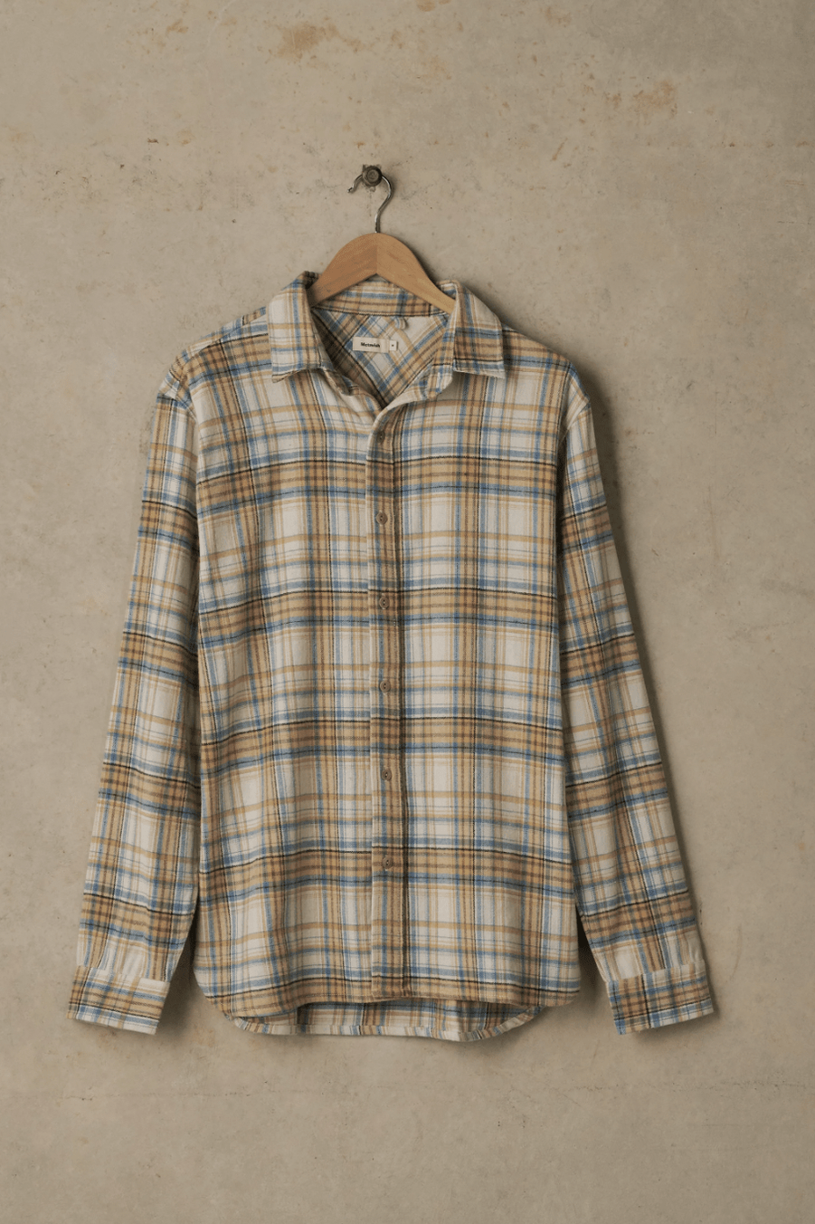 MCTAVISH AUTUMN FLANNEL SHIRT - BLUE SKY – Pretty Rad Store
