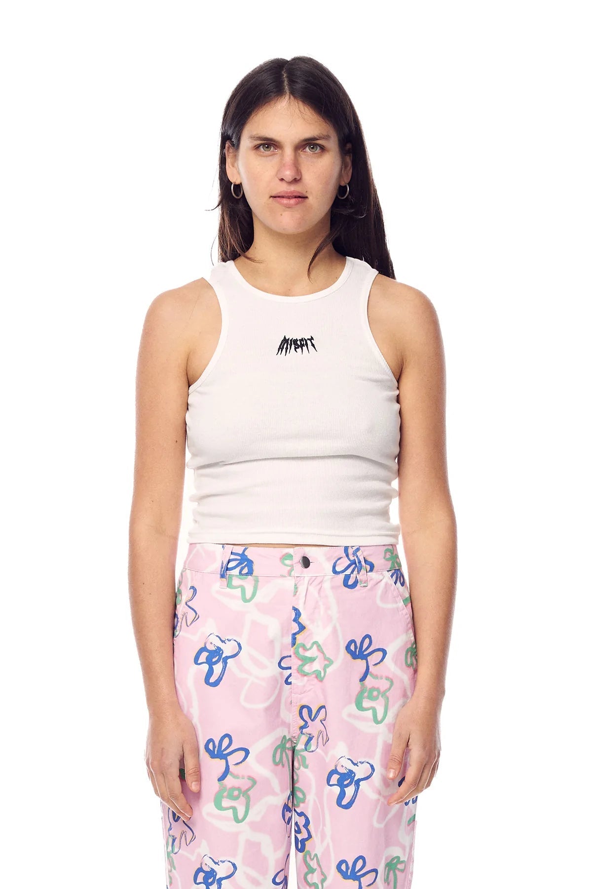 MISFIT HOLY THURSDAY CUTAWAY TANK - WASHED WHITE – Pretty Rad Store
