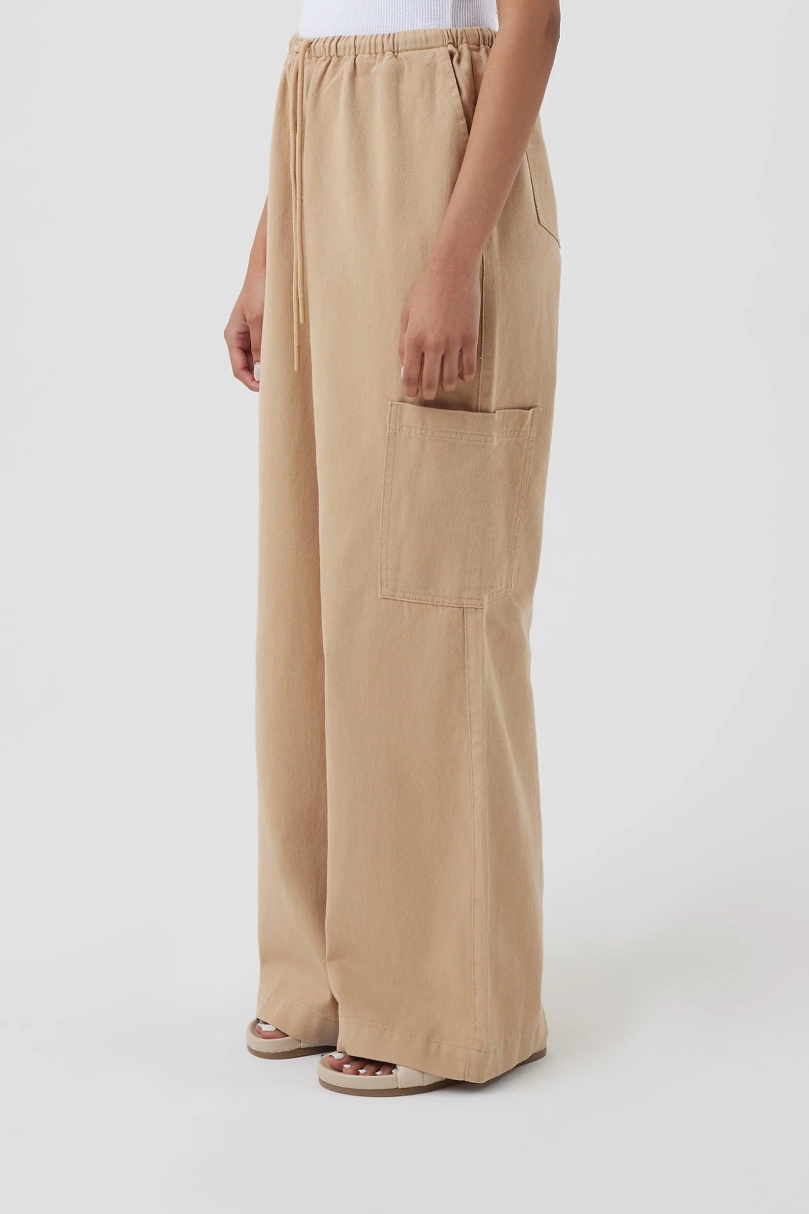 Nude Lucy Denver Cargo Pant Biscuit Pretty Rad Store