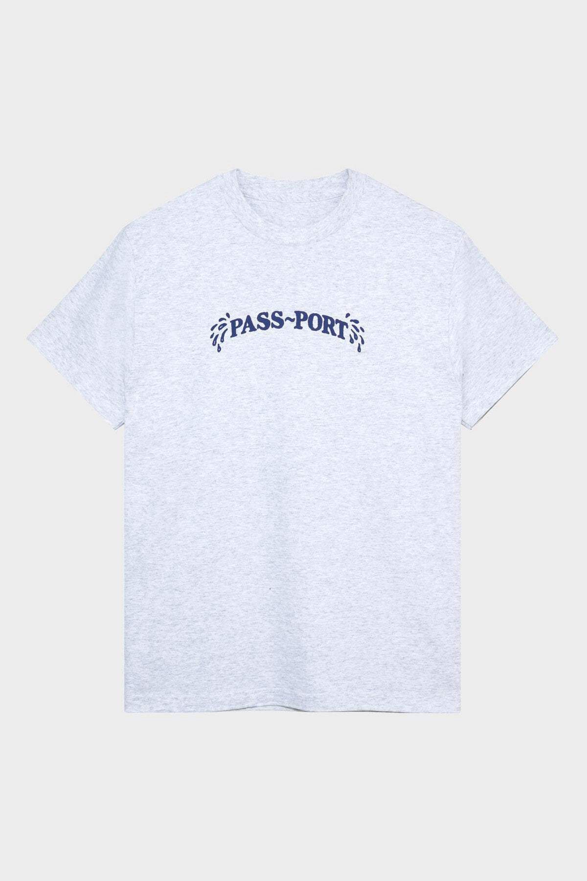 PASS~PORT SWEATY PUFF PRINT TEE - LIGHT GREY – Pretty Rad Store