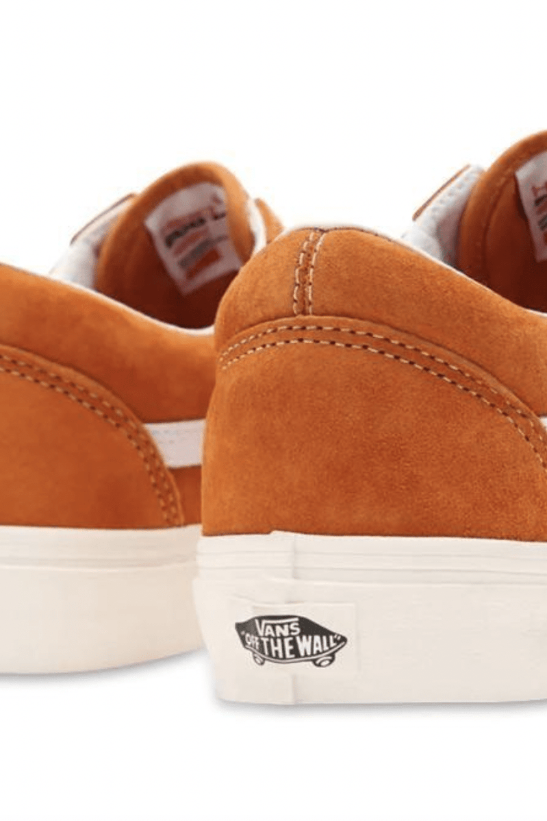 VANS OLD SKOOL PIG SUEDE - DESERT SUN/SNOW WHITE – Pretty Rad Store