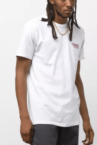 VANS NOTEWORTHY TEE - WHITE – Pretty Rad Store