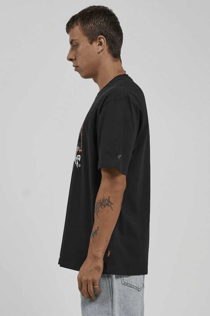 WORSHIP SUPPLIES BUZZKILL TEE - BLACK – Pretty Rad Store